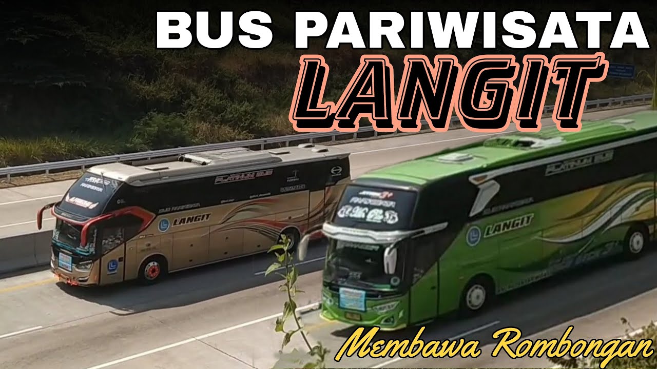 BUS PARIWISATA PO LANGIT‼️ MEMBAWA ROMBONGAN KEREN CAKEP LIVERY SIMPLE ...