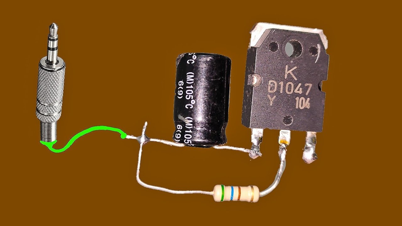 AMPLIFIER Transistor D1047 suaranya jernih - YouTube