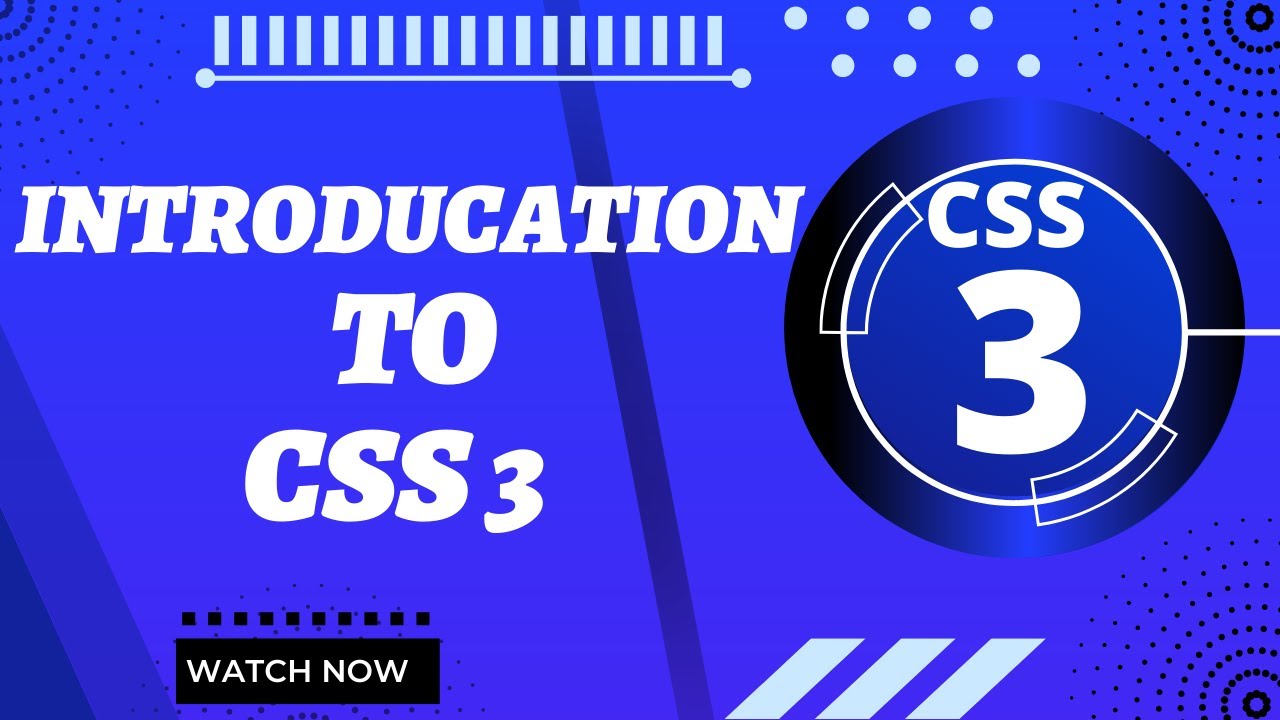 Introduction To Css 3 Types Are Inline And Internal Css3 In Urduhindi Web Coding With Bilal 4594