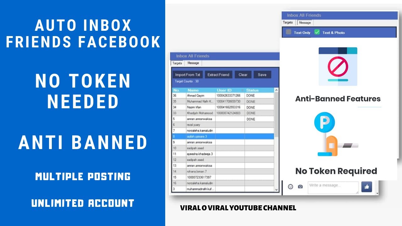 How to Facebook Auto Inbox Friends- Automatically Inbox All friends ...