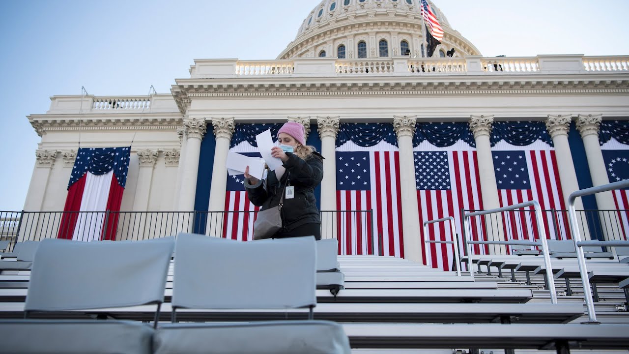 Views from the Capitol on Inauguration Day - YouTube