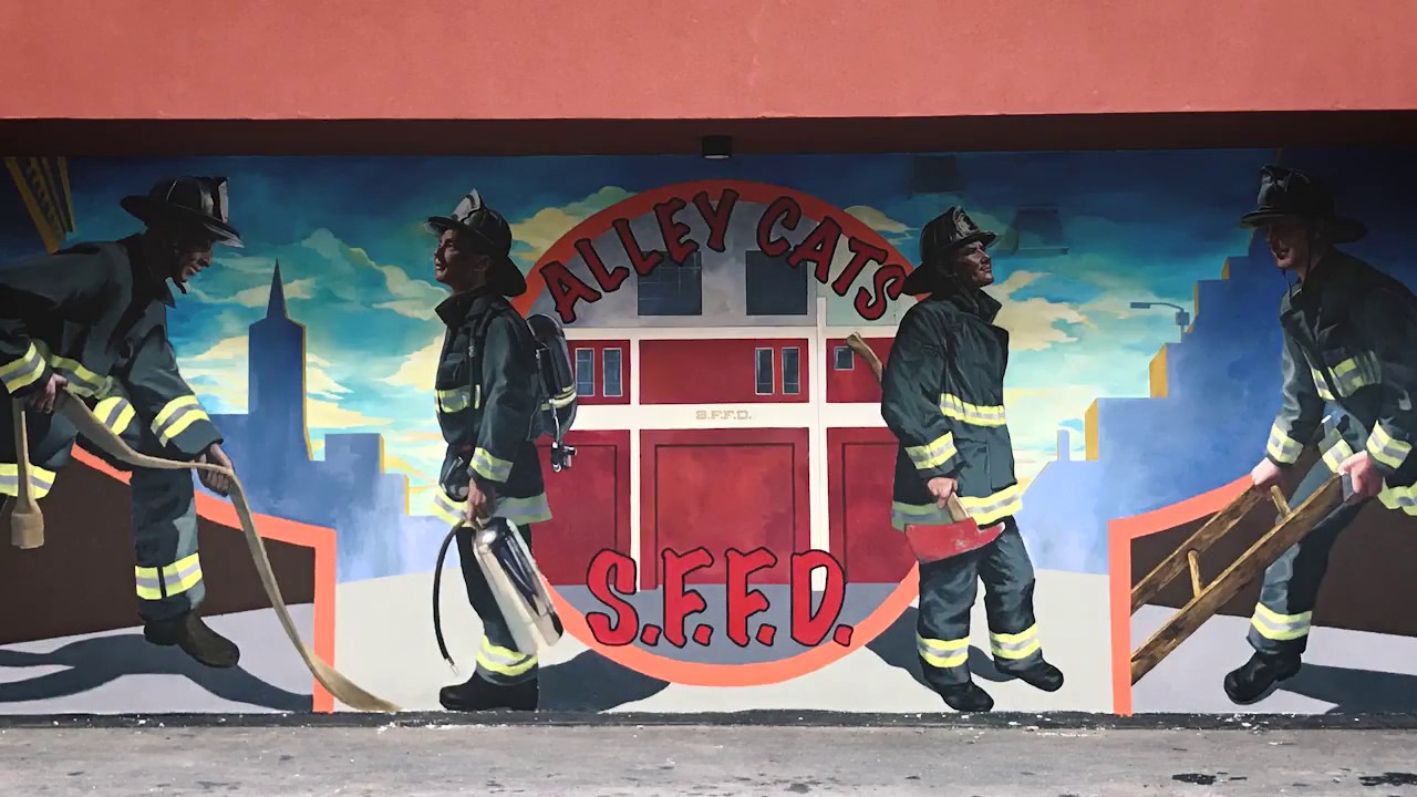 Alley Cats Mural - San Francisco Firehouse Station 1 - School of Fine ...