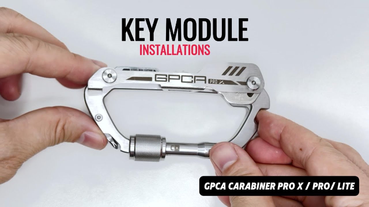 GPCA Carabiner Key Module Installation for PRO X/ PRO/ LITE models - YouTube