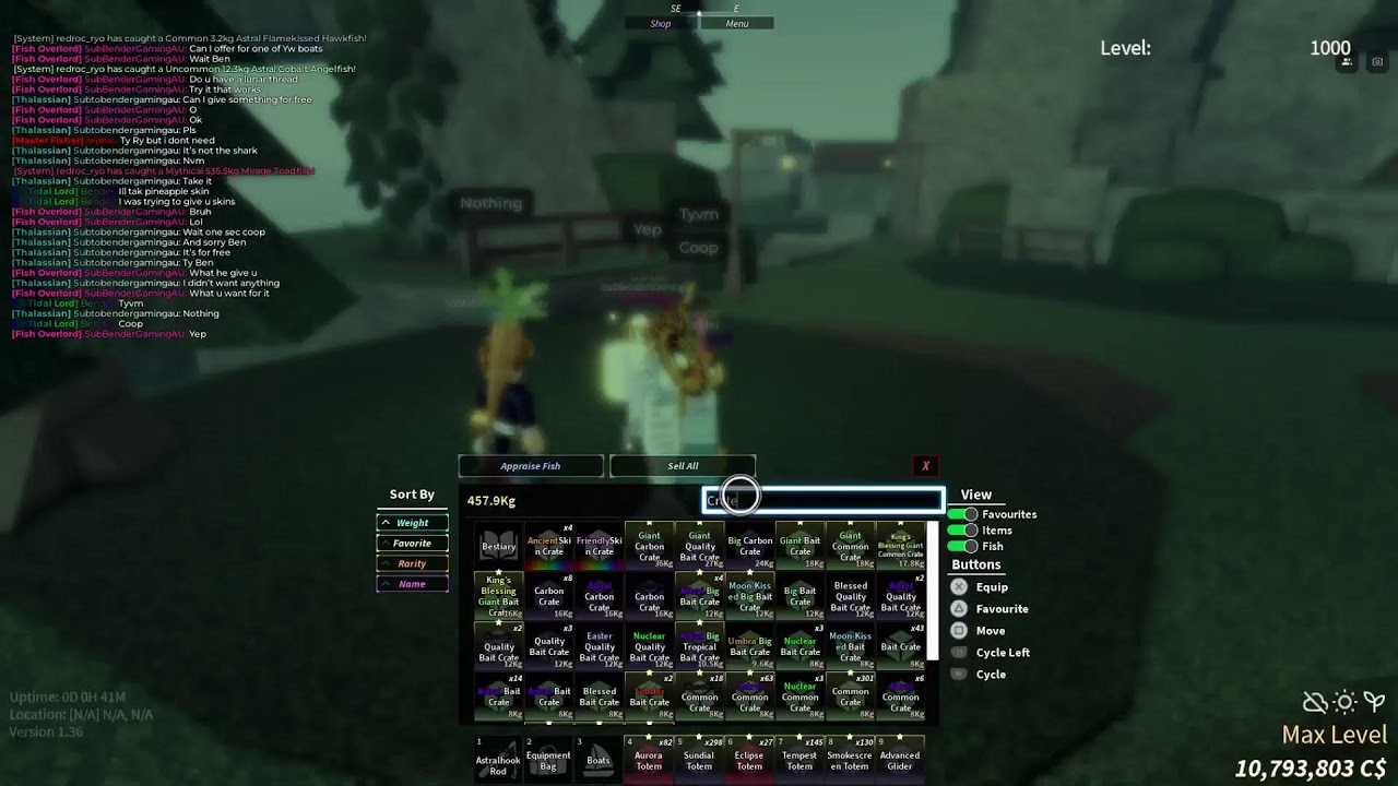 New Fisch Trading Update again!! - YouTube