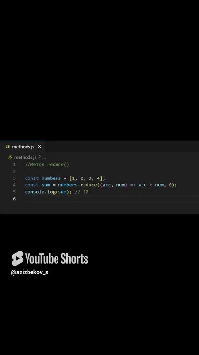 Топ 3 полезных методов массива #method #javascript #webdeveloper #html #css #програмирование ...