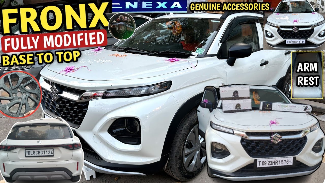 Fronx को मात्र ₹35 हज़ार में Base To Top बना दिया🔥|| Fronx Modification ...