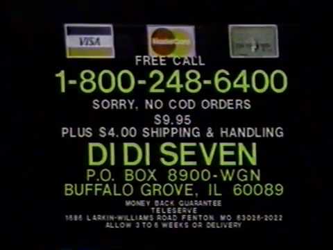 1990 Di Di seven Universal Cleaner TV Commercial - YouTube