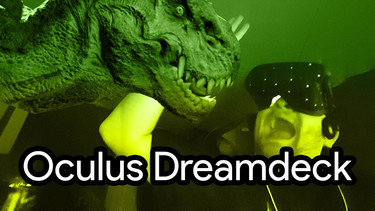 DINOSAURS IN VR!!! - Oculus Dreamdeck - Rift - YouTube