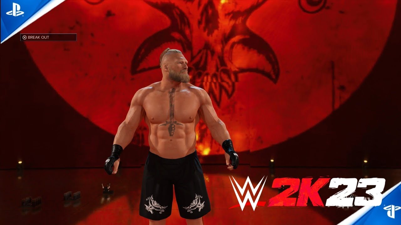 The Beast Incarnate | Brock lesnar 2k23 entrance | 4k HDR WWE - YouTube