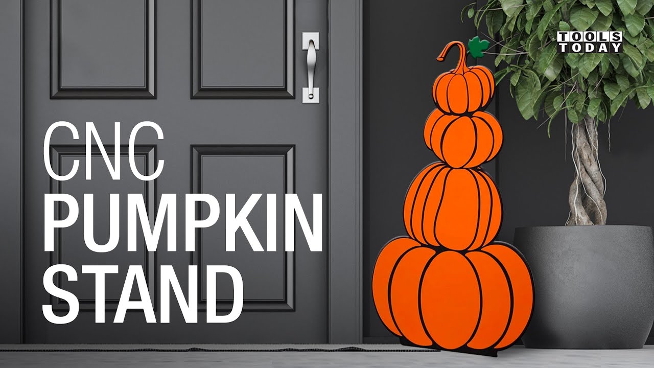 How to Make a Stacked Pumpkin CNC Cutout | ToolsToday - YouTube