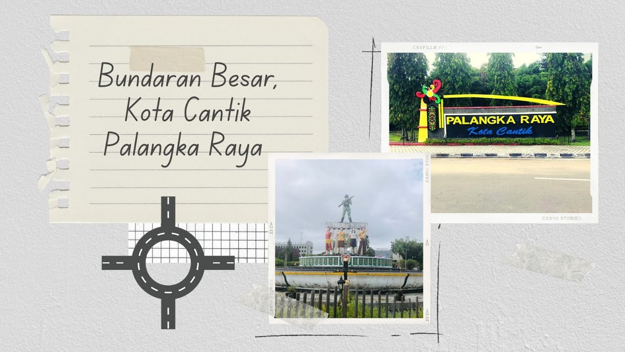 Bundaran Besar Kota Cantik Palangka Raya - YouTube