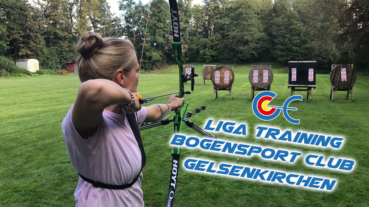 Liga Training beim Bogensport Club Gelsenkirchen - YouTube