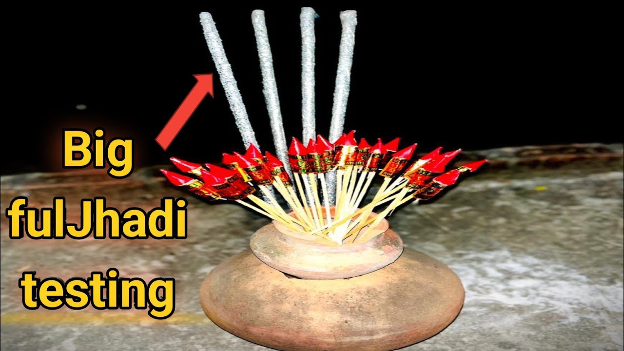 Big Fuljhadi Testing ll Fuljhadi Or Rocket Diwali Crackers Testing 2024 ...