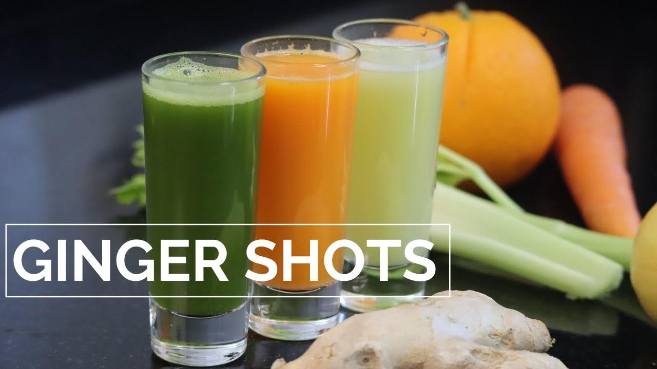 Ginger shot (immunity booster) - شراب الزنجبيل - YouTube