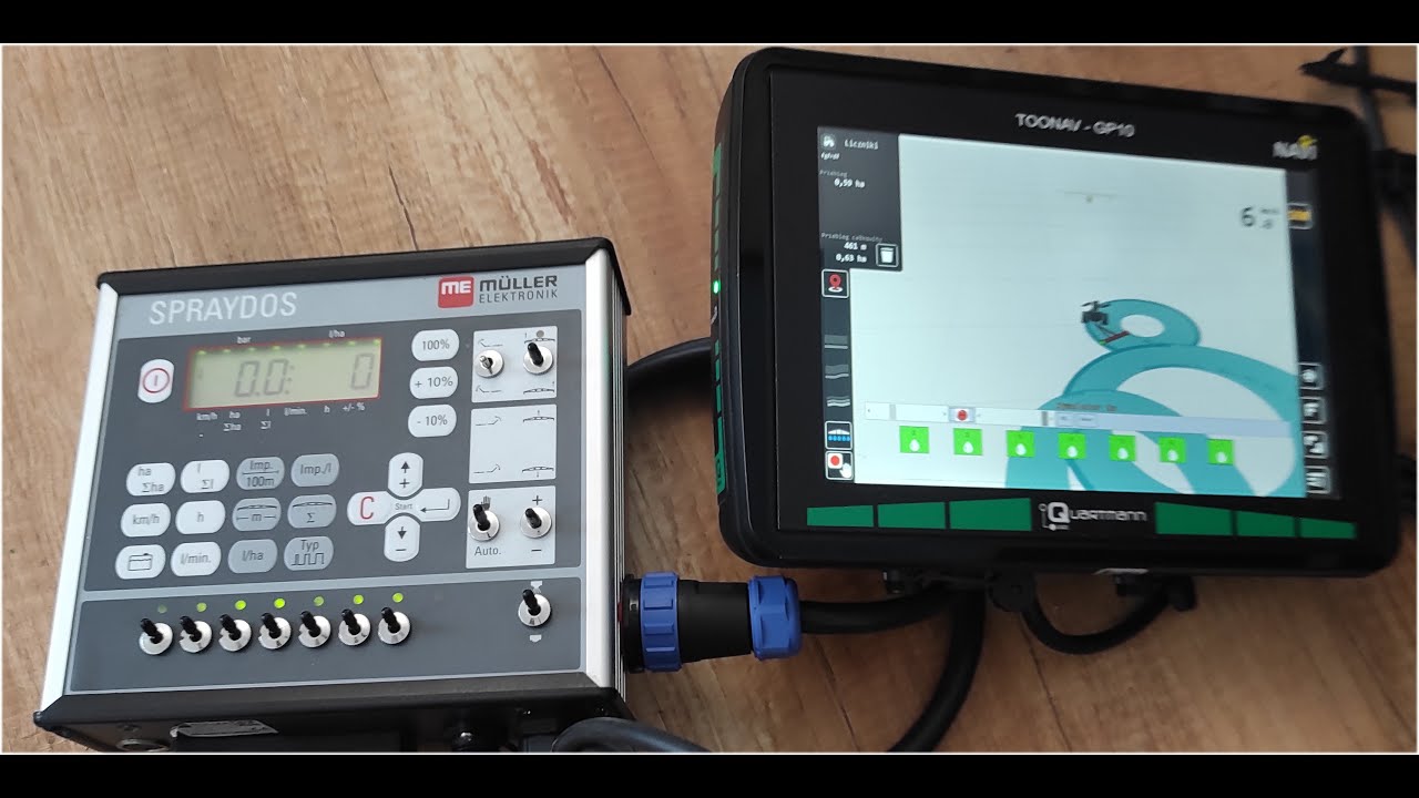 Muller Elektronik Spraydos SECTION CONTROL Kontrola sekcji Nawigacja ...