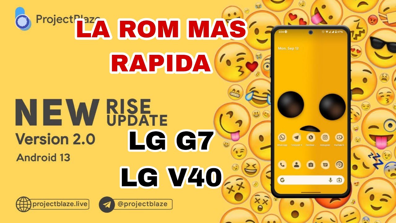 LA ROM MAS RAPIDA PARA LG G7 Y LG V40💯🥵🥵🥵 - YouTube