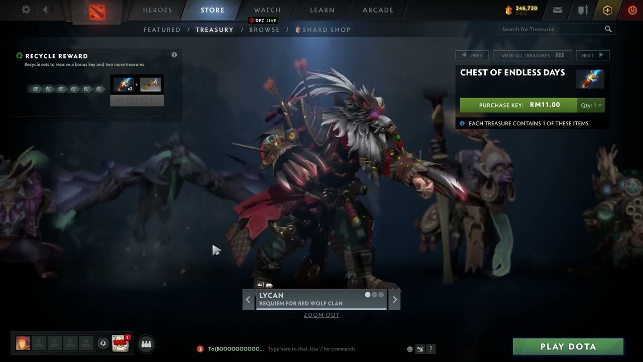 Dota 2 Treasure the Chest of Endless Days 2022 - YouTube