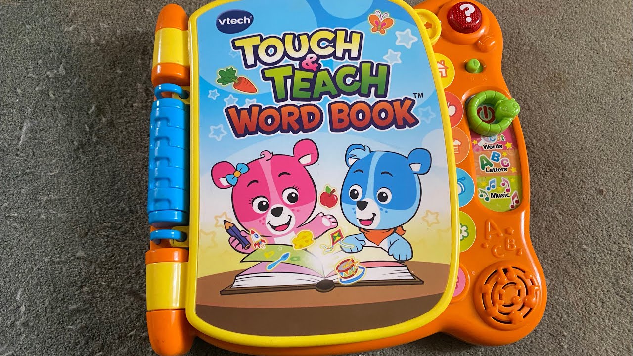 Honest Review Touch And Teach Word Book Vtech Learning Toy - YouTube