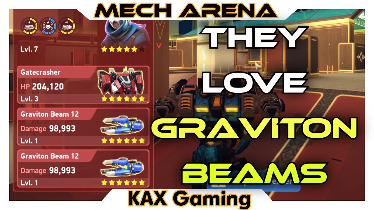 This [42AF] Clan has MULTIPLE Graviton Beam Mechs in 2v2 - Mech Arena ...