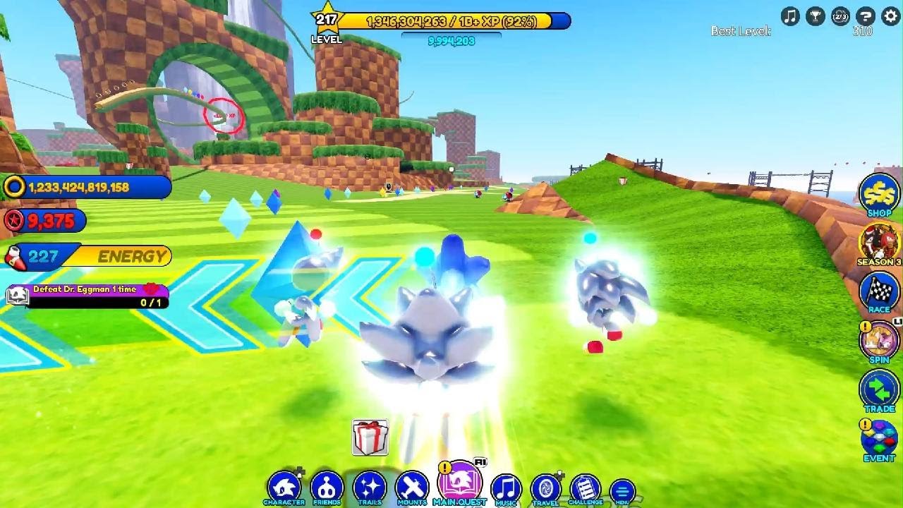 Sonic speed simulator got to 10 million step - YouTube