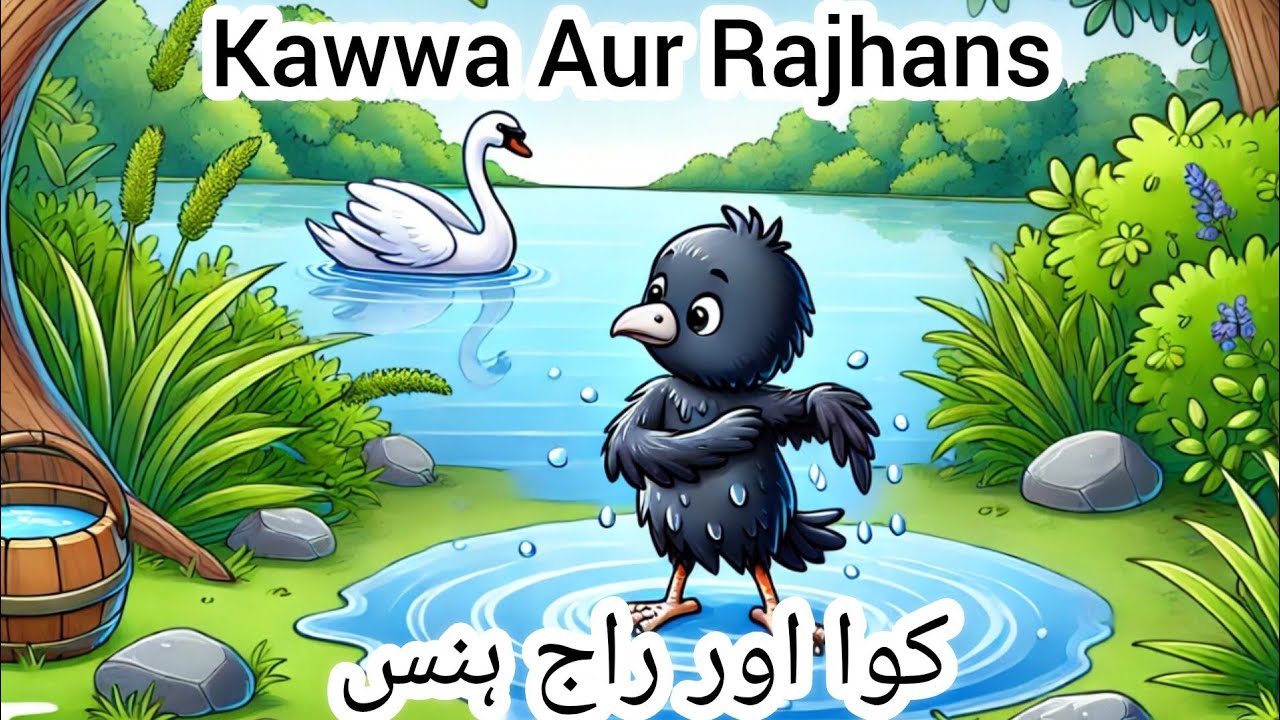 کوا اور راج ہنس Kawwa Aur Rajhans | bedtime story in urdu/hindi | Moral stories in Urdu/Hindi ...