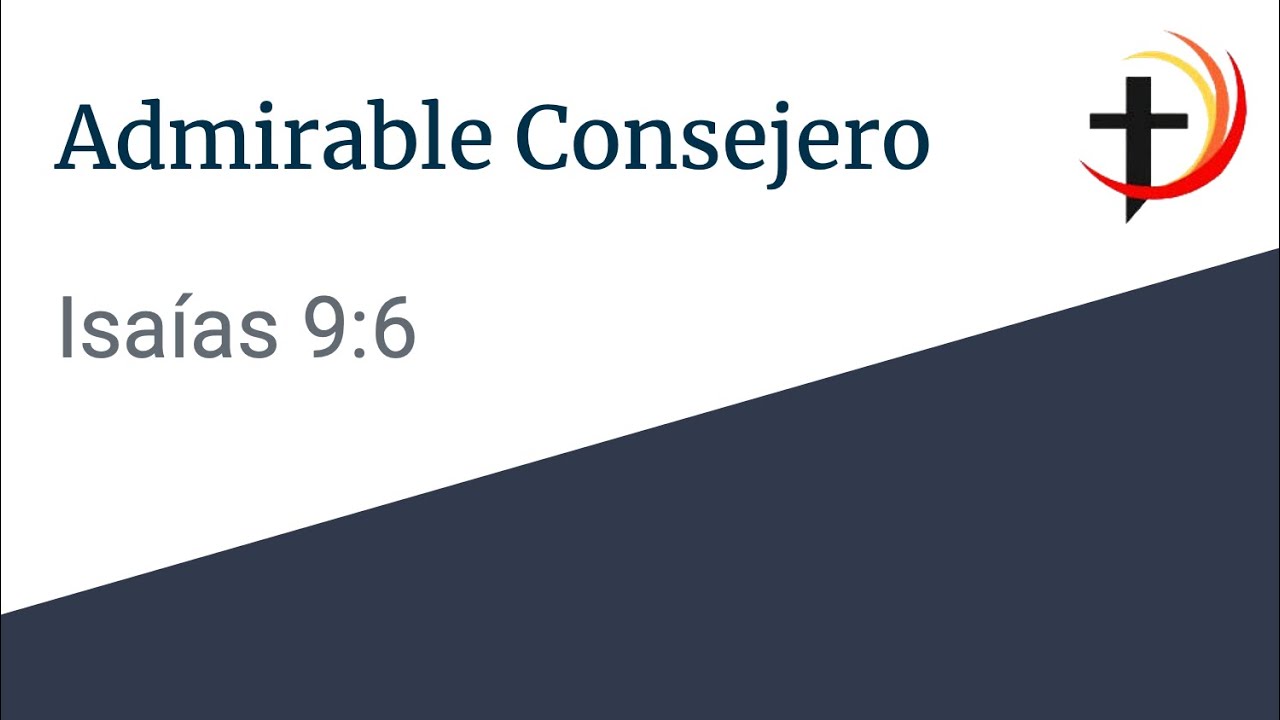 Jesús, Admirable Consejero - Predicación 01-12-2024 - Iglesia Cristiana ...