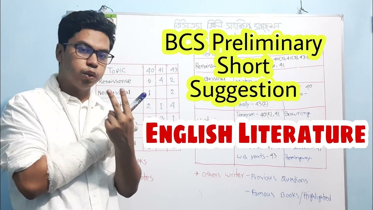 44 BCS Preliminary Short Suggestion - English Literature | ইংরেজি ...