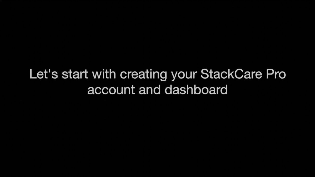 Getting started with StackCare Pro - YouTube
