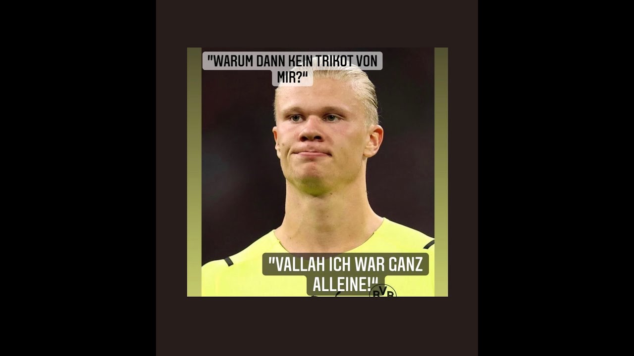 Erling Haaland speaking German compilation (2 years developement) - YouTube
