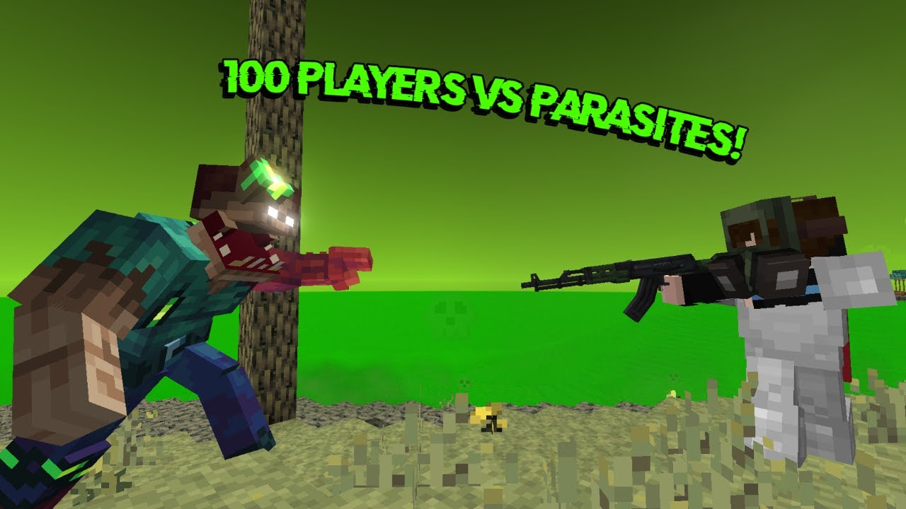 Can 100 Players Survive a Parasite Apocalypse in Minecraft? - YouTube