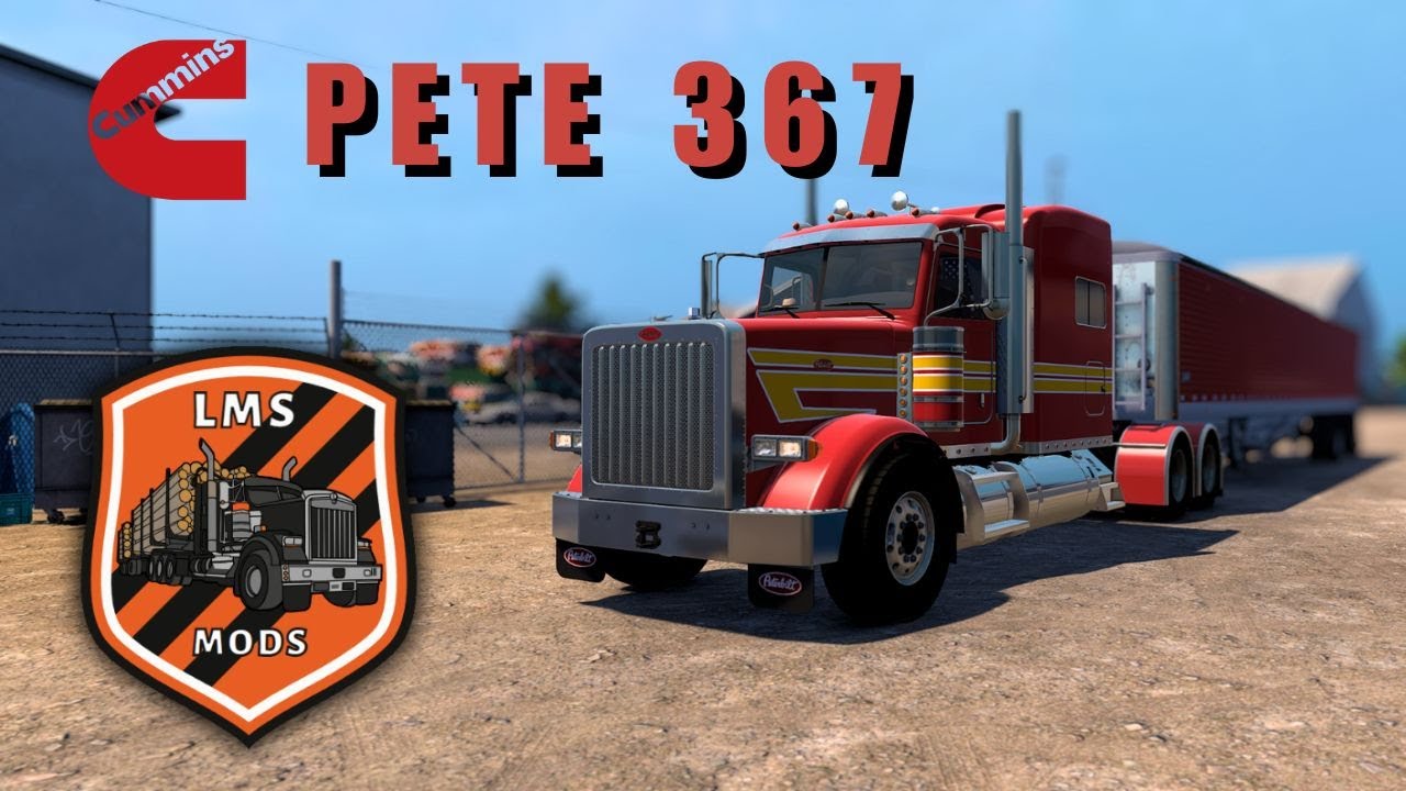 Peterbilt 367 Barley Cargo | CUMMINS ISX by Slav Jerry | ATS MODS - YouTube