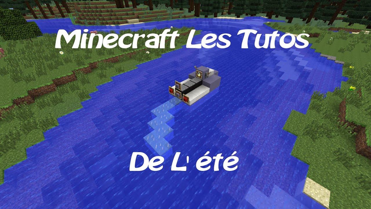 Minecraft les Tutos de l'été #1 Jet Ski - YouTube