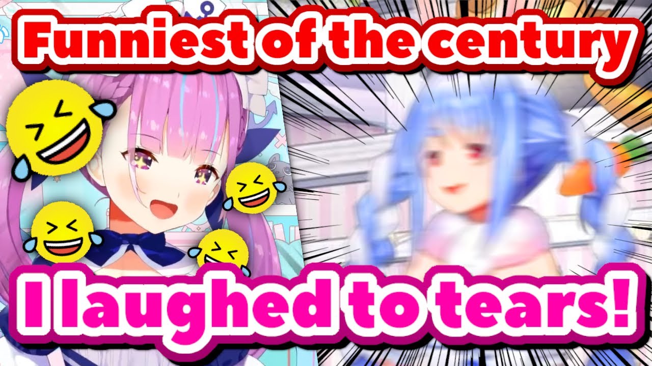 Aqua Can't Stop Laughing at Pekora's Attack on Titan Dance【ENG Sub ...