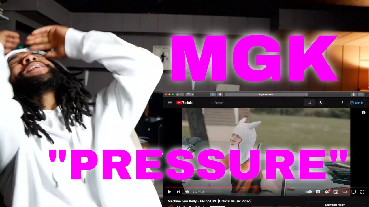 Machine Gun Kelly - PRESSURE (Official Music Video) | Reaction Video ...