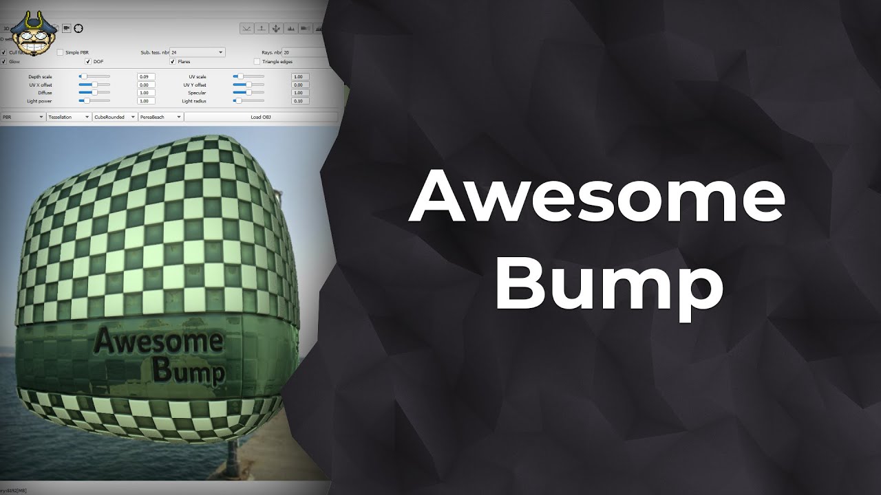 Awesome Bump - Generador de texturas para materiales 3D - YouTube