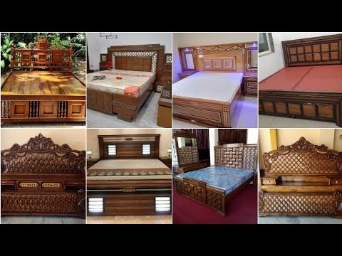 Gorgeous Latest yet demandfull Wooden bed design/Chinioti bed designs ...