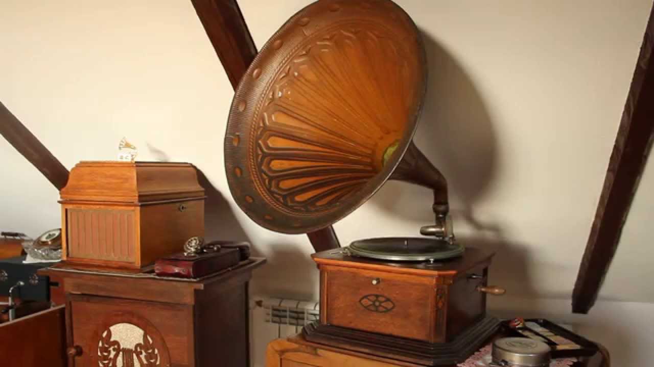 Gramofon Parlophon Gramophone - YouTube