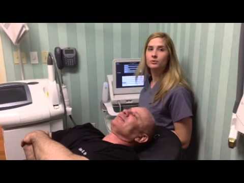Katie performs Ulthera on Dr. Brackup - YouTube