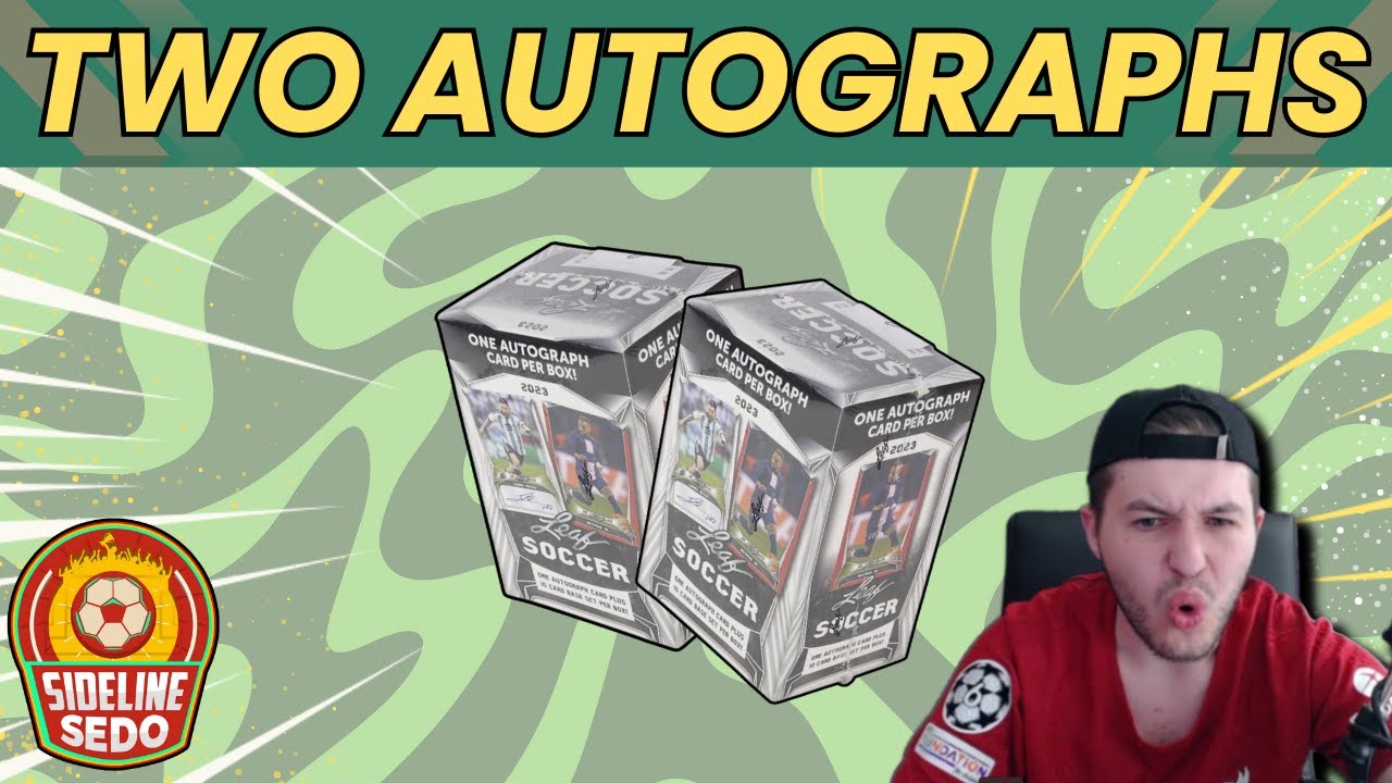 2022/23 Leaf Soccer BLASTER BOX Break | Sideline Sedo - YouTube