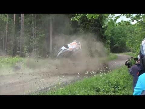 Enset Oy SM Ralli 2016 Crash and action