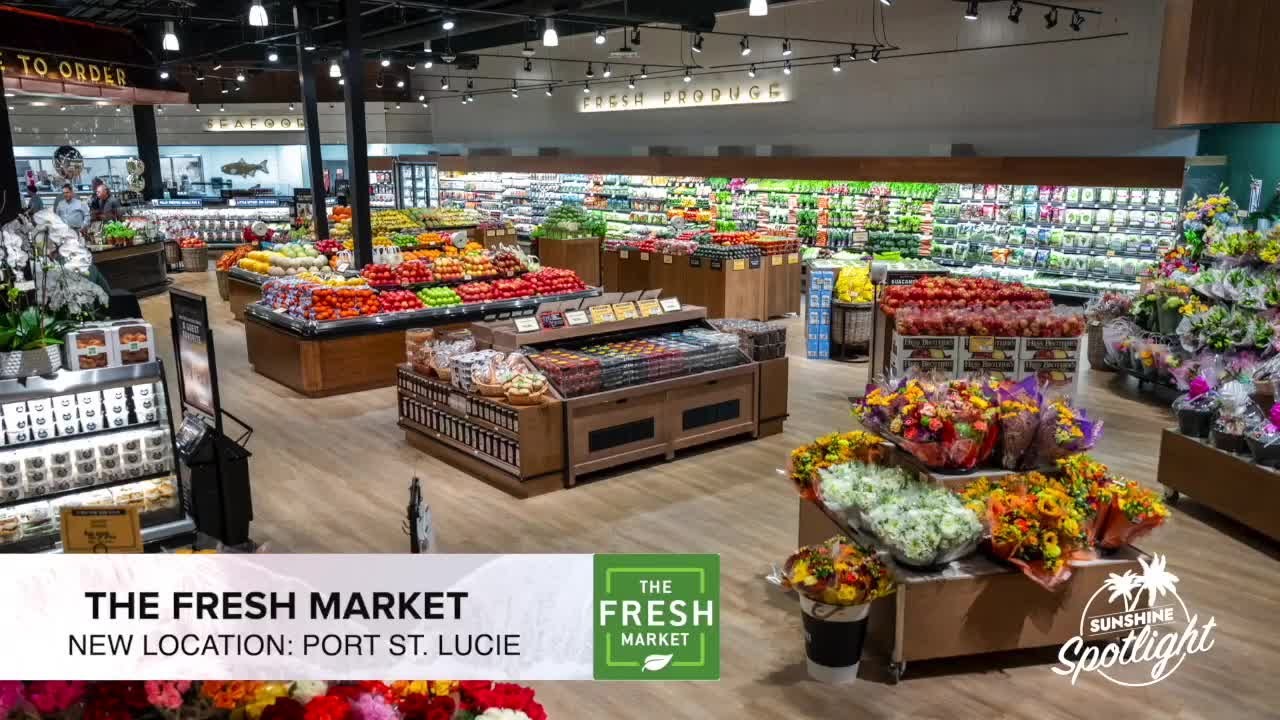 Sunshine Spotlight: Tour brand new Fresh Market in Port St. Lucie - YouTube