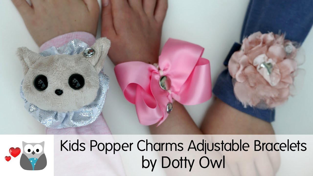 💗Kids Popper Charm Bracelets - YouTube