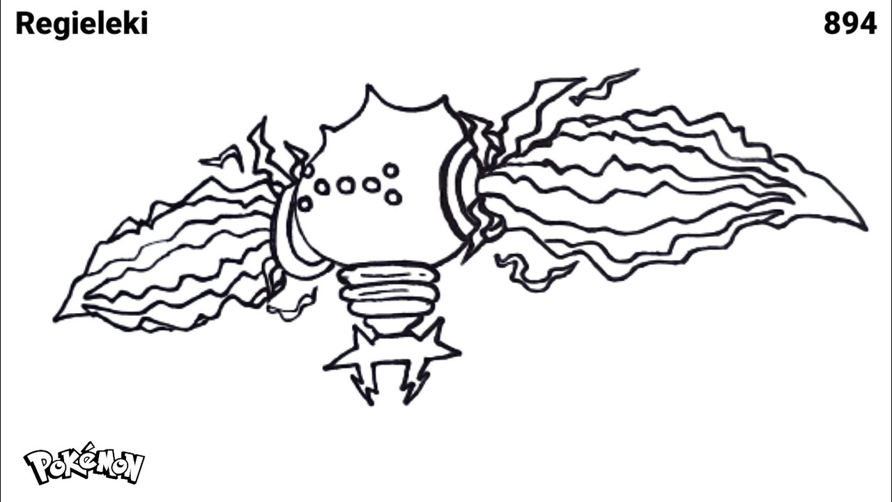 How To Draw Regieleki Pokémon no 894 - YouTube