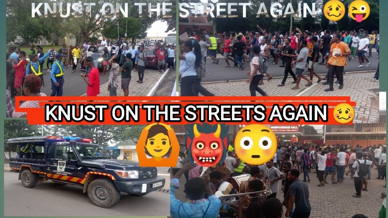 Knust on the streets AGAIN to celebrate their Female SRC president ...