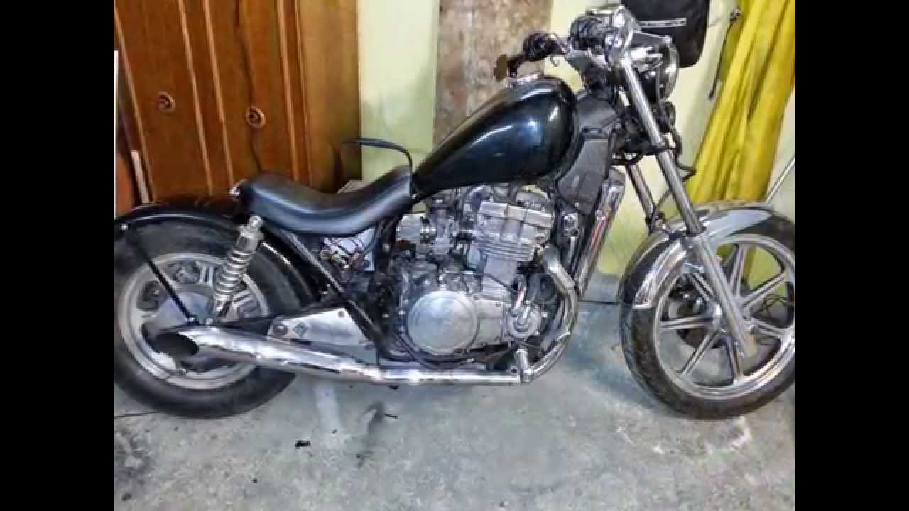 Kawasaki EN500 Customized Bobber - YouTube