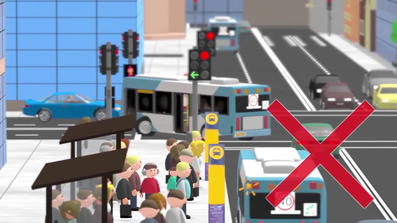 Bus safety in NSW – Plan ahead and do not rush - YouTube