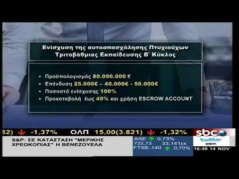 ΧΡΙΣΤΟΔΟΥΛΑΚΗΣ ΕΛ.ΑΠ.-ΕΠΙΔΟΤΗΣΗ ΑΥΤΟΑΠΑΣΧΟΛΟΥΜΕΝΩΝ ΠΤΥΧΙΟΥΧΩΝ Β ΚΥΚΛΟΣ ...