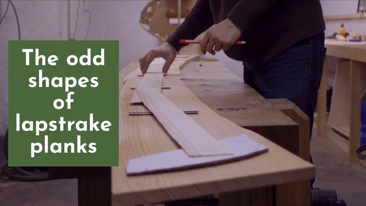 SPILING: How to make a PATTERN for a BOAT PLANK - YouTube