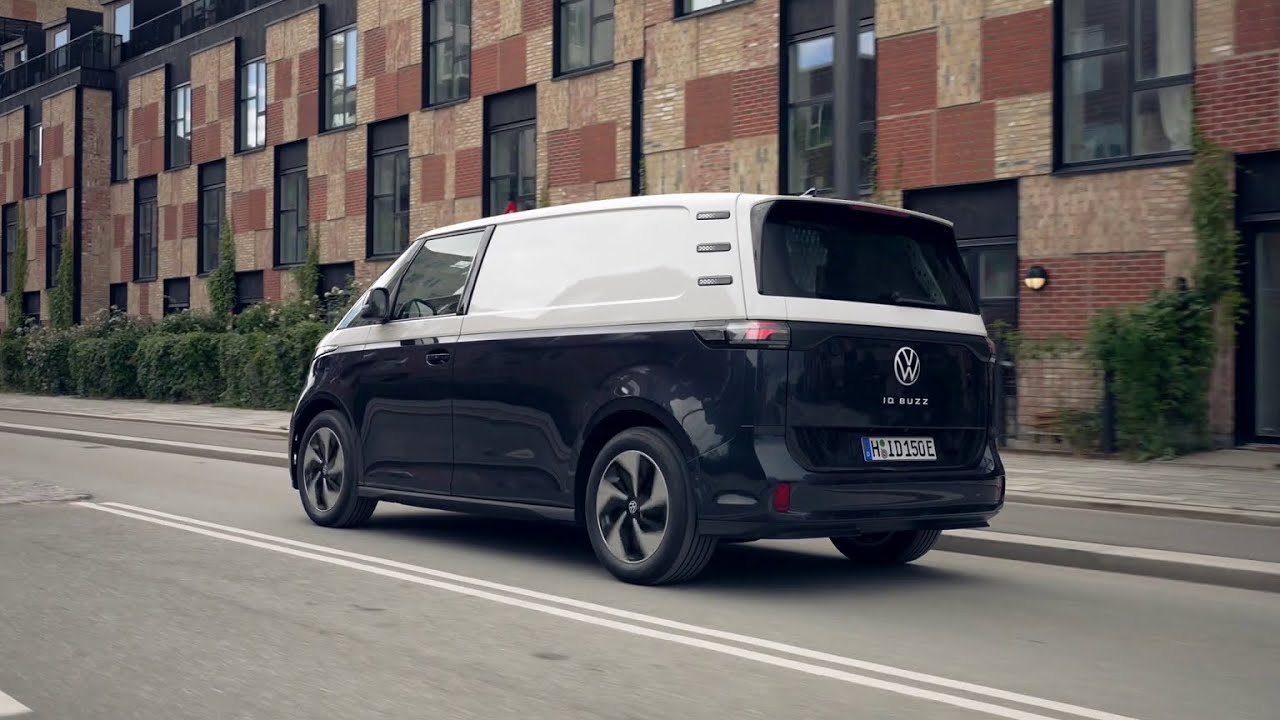 Volkswagen ID. Buzz Cargo | Candy White/Starlight Blue - YouTube