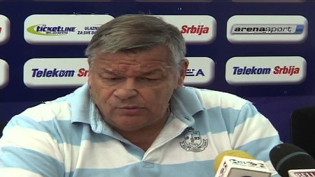 Dragoljub Bekvalac pred utakmicu sa Partizanom - YouTube